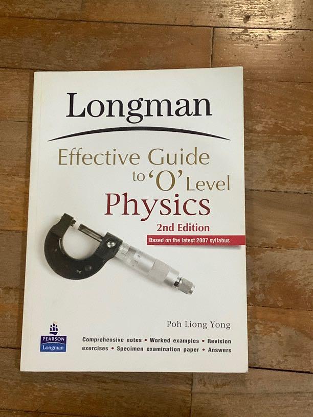 Longman Effective Guide to O Level Physics 2nd edition, Hobbies & Toys ...