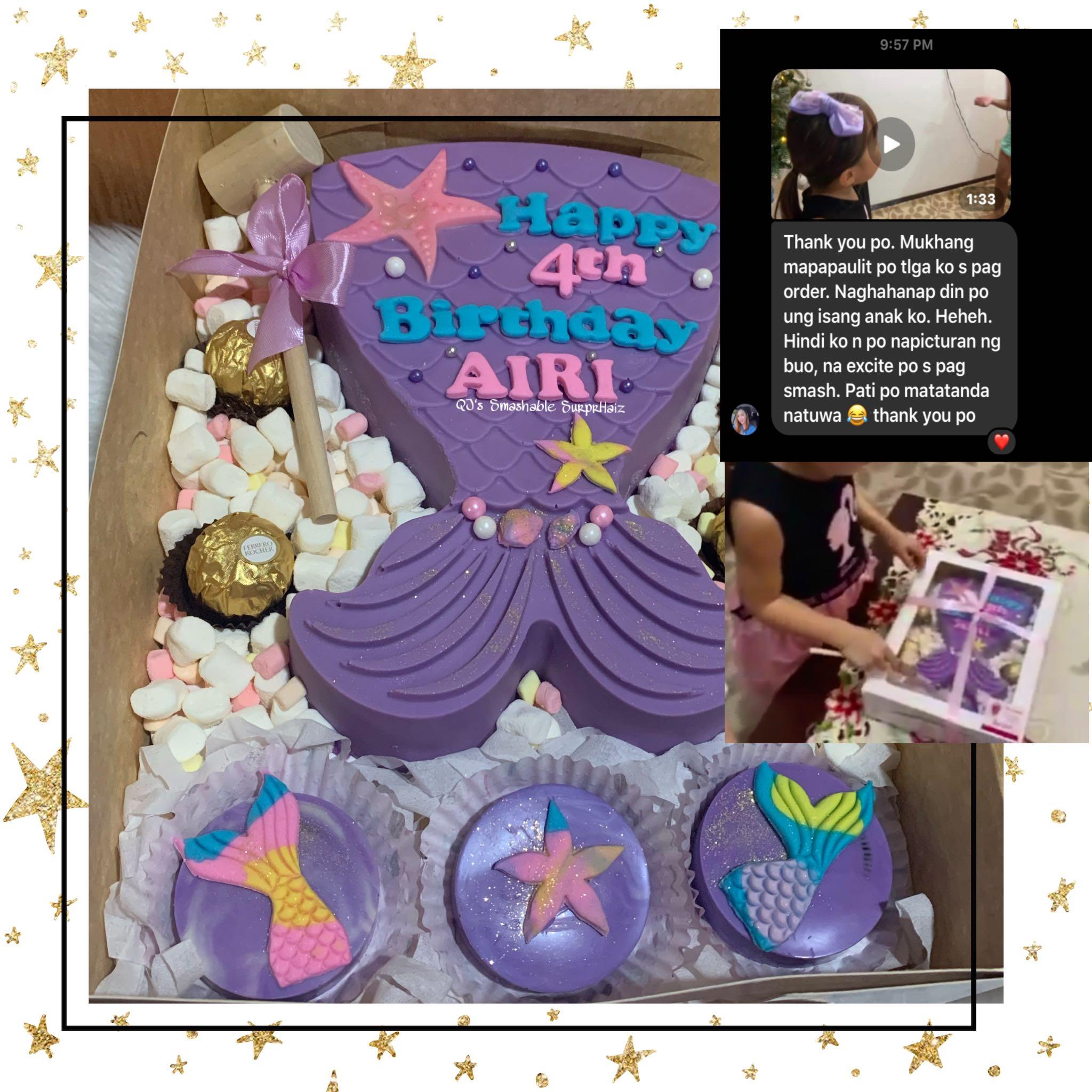 Mermaid Tail Chocolate Smashable, Food & Drinks, Homemade Bakes on ...