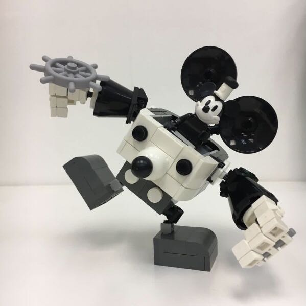 MOC LEGO Disney Mickey Mouse Robot Mickey Mouse minifig 迪士尼 米奇老鼠 人仔 ...