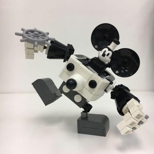 MOC LEGO Disney Mickey Mouse Robot Mickey Mouse minifig 迪士尼 米奇老鼠 人仔 ...