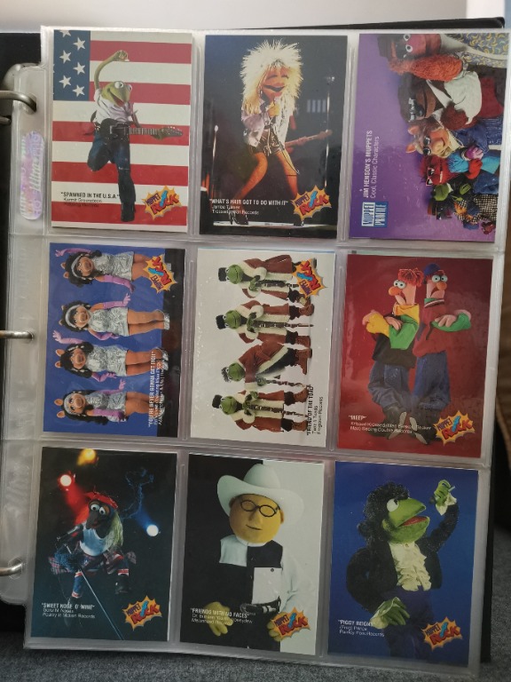Muppet Rock Trading Cards (Complete set 60 cards + T1 Tekchrome ...