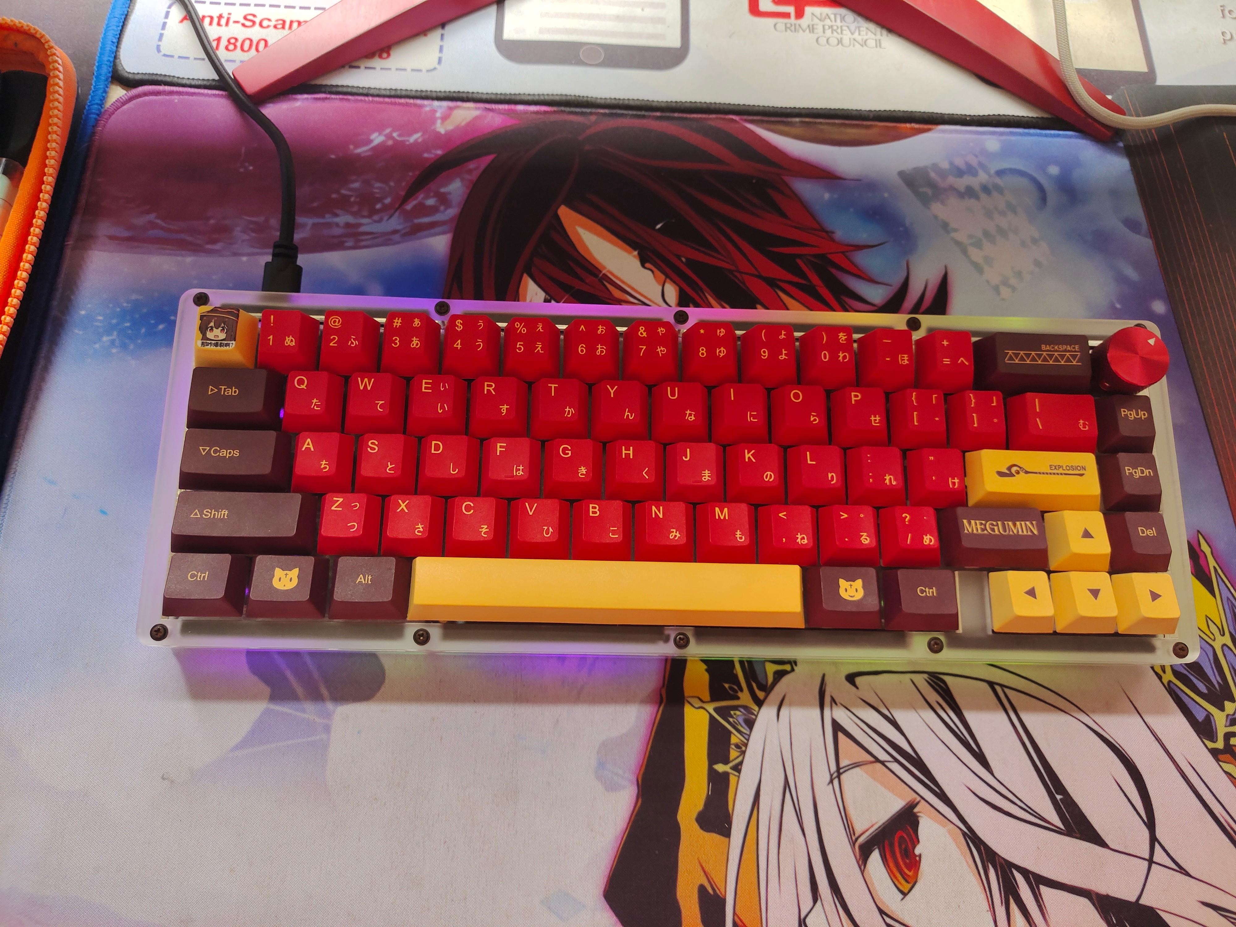 MW65 Gasket mount 65% Hotswap Custom mechanical Keyboard, Computers ...