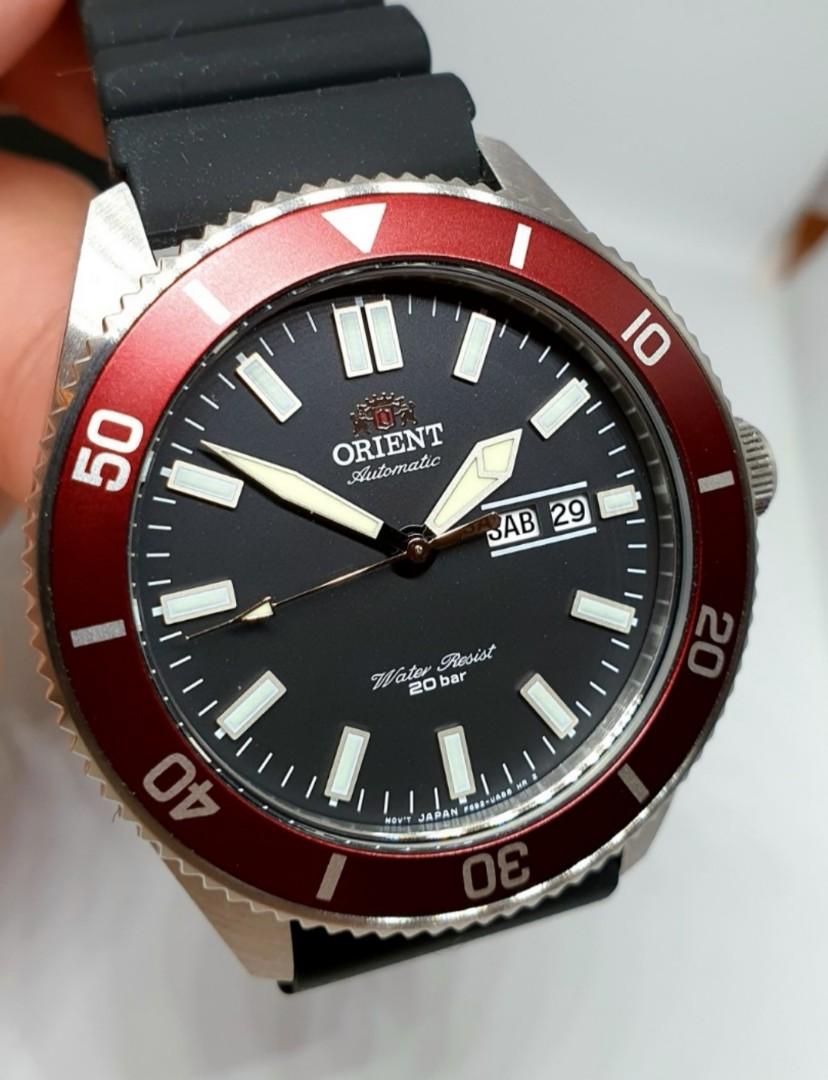 Orient Kano Red Bezel, Men's Fashion, Watches & Accessories, Watches on ...