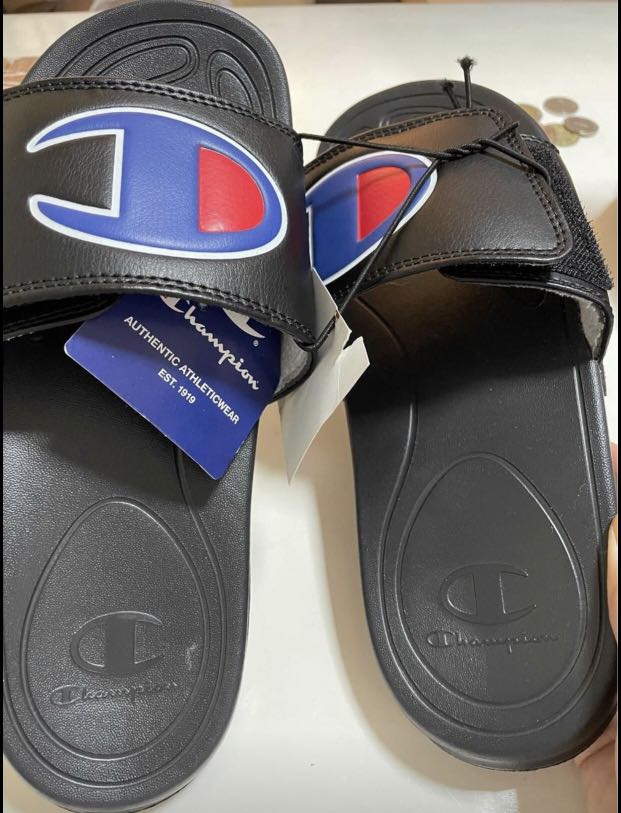 Original Champion slides, Men's Fashion, Footwear, Slippers & Slides on ...