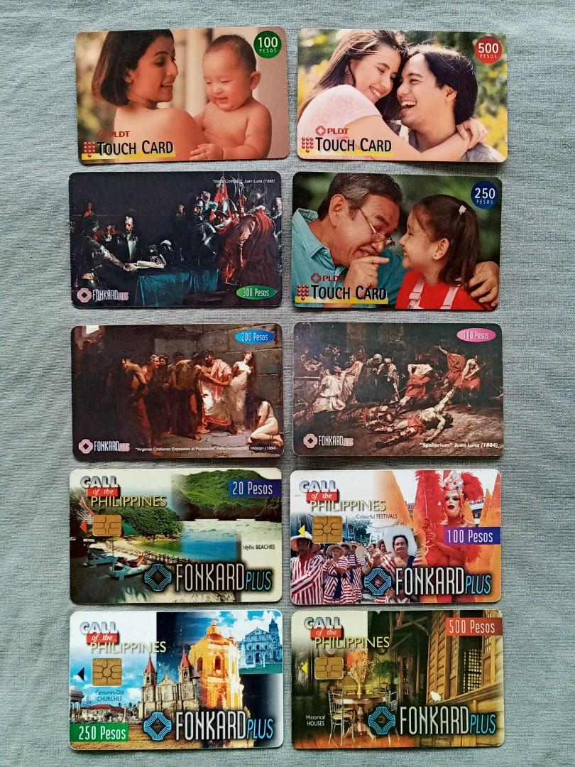 PLDT Globe Touch Mobile Phone Cards Donita/ Sharon/ Tito Vic & Joey ...