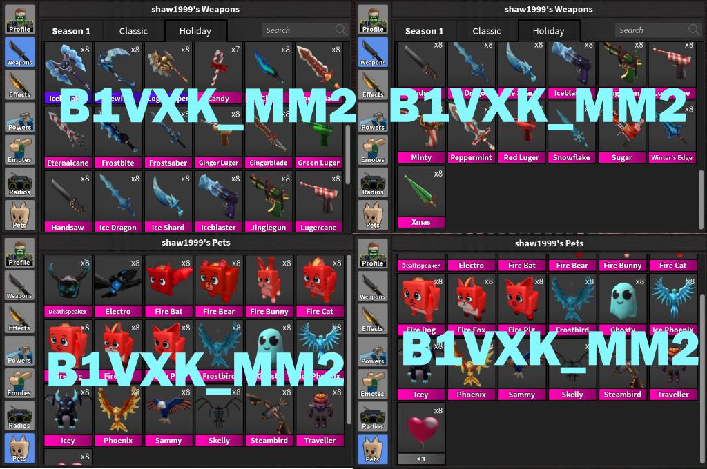 ROBLOX MM2 ANCIENT VINTAGE GODLY CHROMA PETS ALL SOLD HERE ( ACCEPT ...