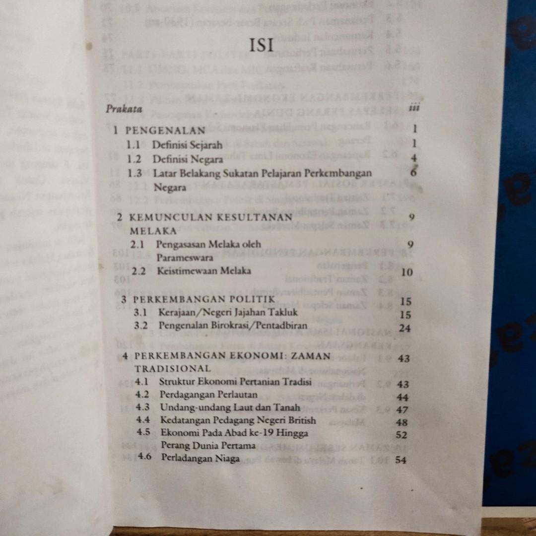 Sejarah Perkembangan Negara/Sheela Abraham #42, Hobbies & Toys, Books ...