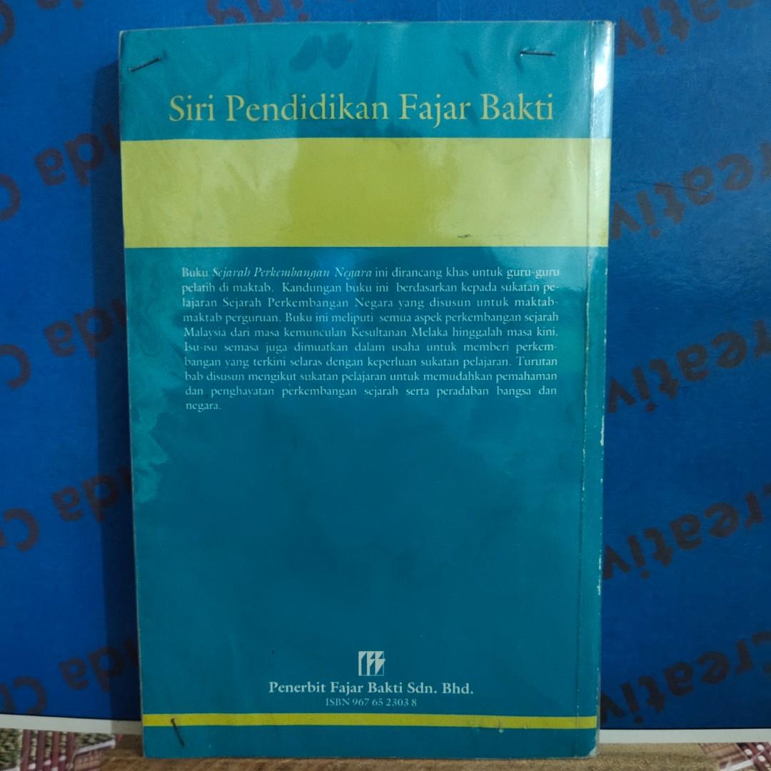 Sejarah Perkembangan Negara/Sheela Abraham #42, Hobbies & Toys, Books ...