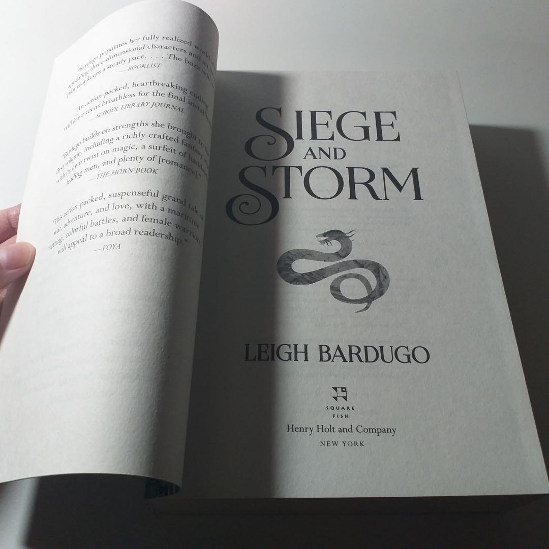 Siege & Storm by Leigh Bardugo, Hobbies & Toys, Books & Magazines ...