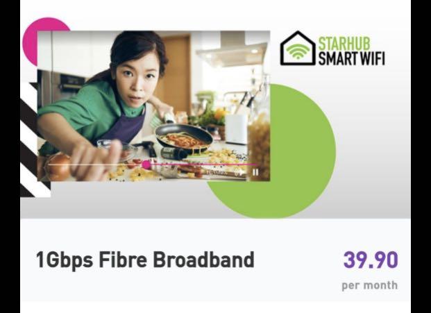 StarHub 1Gbps Fibre Broadband, Computers & Tech, Parts & Accessories ...