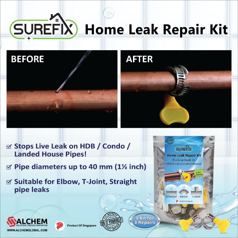 SUREFIX Home Leak Repair Kit, Furniture & Home Living, Home Improvement ...