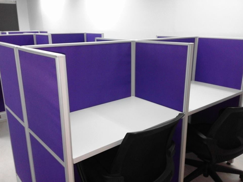 table panel office partition, Furniture & Home Living, Office Furniture ...