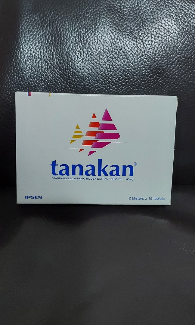 Tanakan Ginkgo Biloba Extract, Health & Nutrition, Health Supplements ...