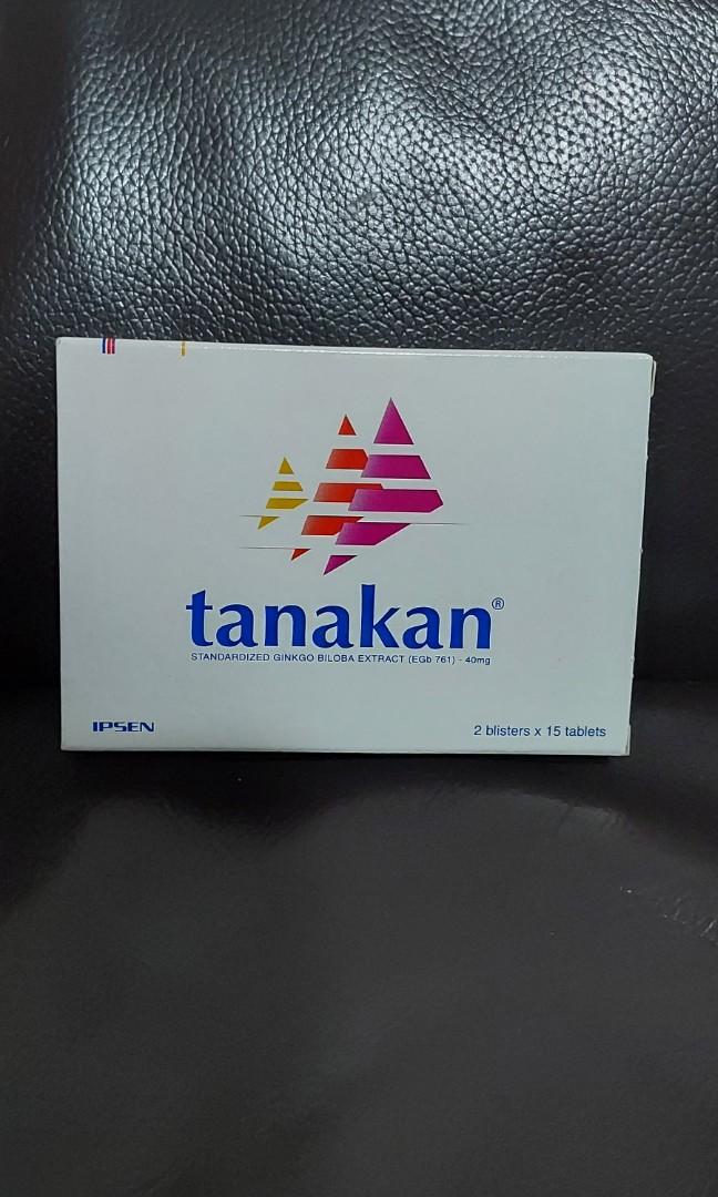 Tanakan Ginkgo Biloba Extract, Health & Nutrition, Health Supplements ...
