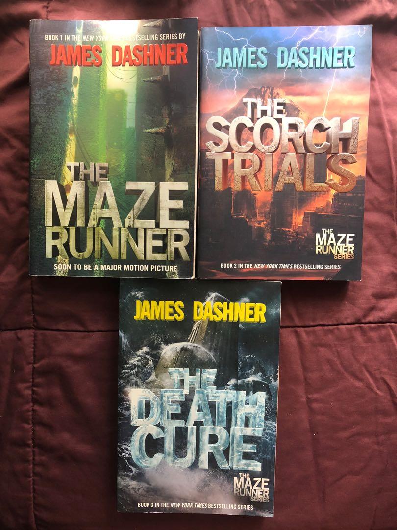 box set the maze runner trilogy by james dashner (the maze runner, the ...