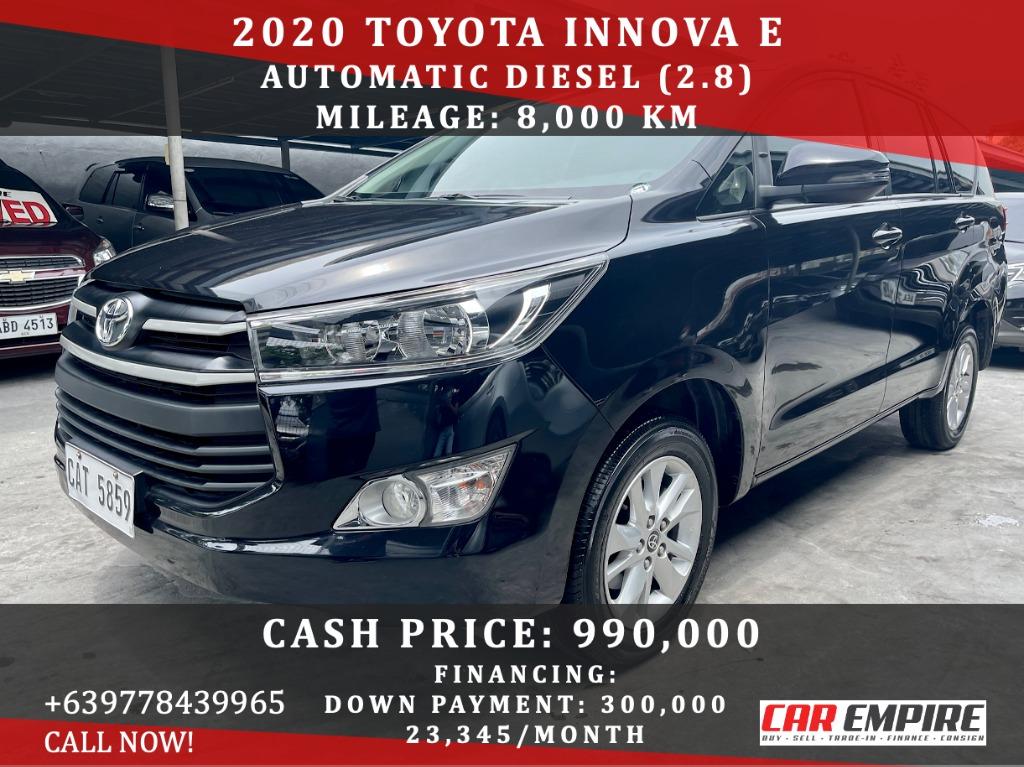 Toyota Innova 2020 E Diesel Auto, Cars for Sale, Used Cars on Carousell