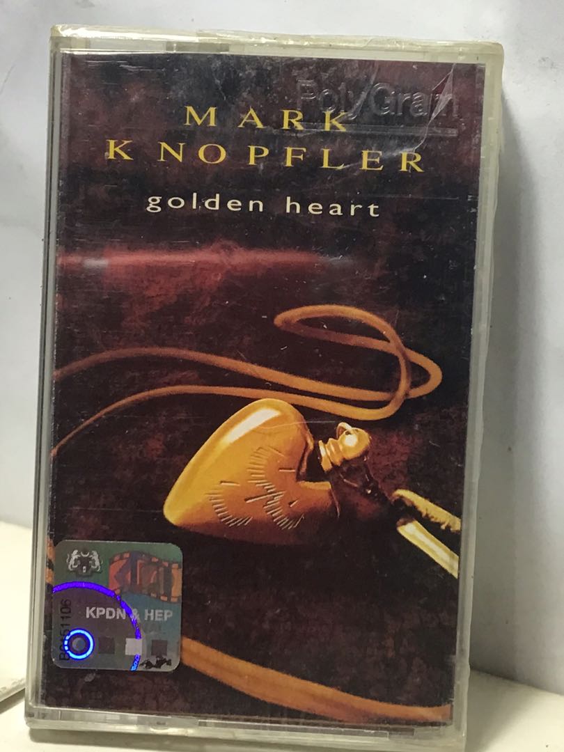 VINTAGE CASSETTE TAPE Mark Knopfler (Dire Straits) - Golden Heart OOP ...