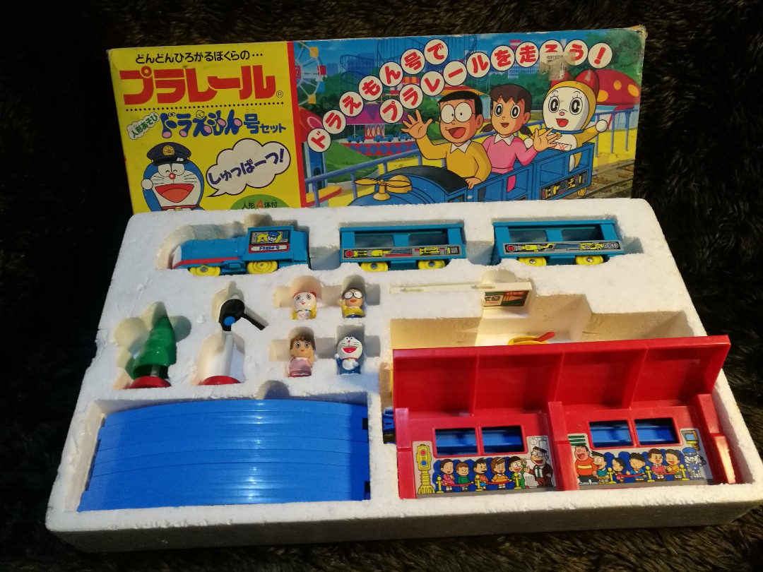 Vintage Doraemon Train Set by Takara Tomy, Hobbies & Toys, Toys & Games ...