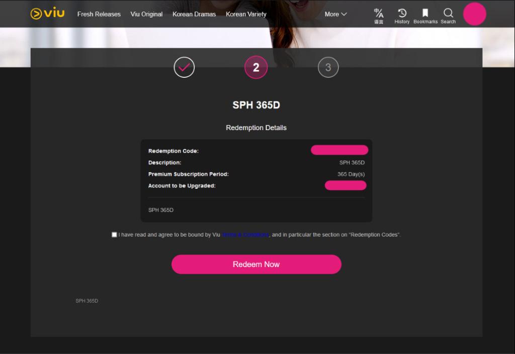 Viu Premium Subcription Code - 365 Days, TV & Home Appliances, TV ...