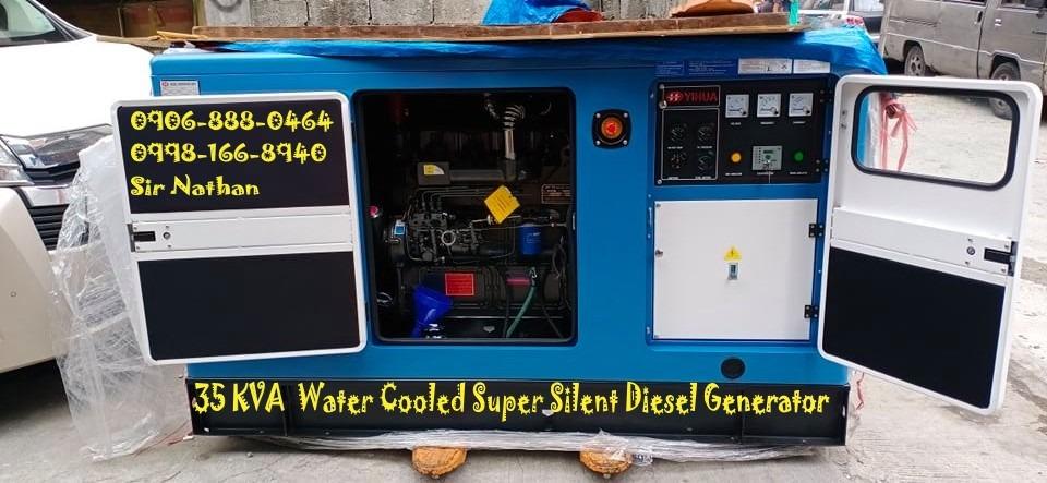 35 KVA Water Cooled Silent Type Diesel Generator, Commercial ...