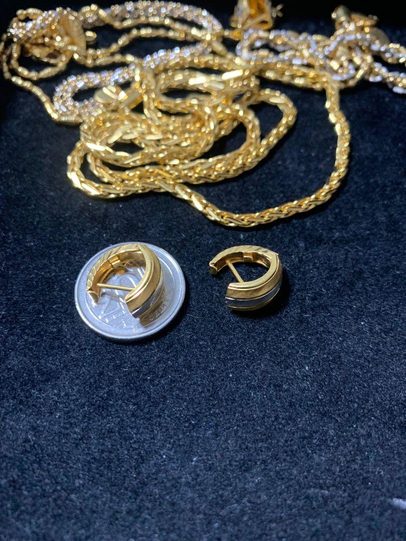 916 gold erring, Luxury, Accessories on Carousell