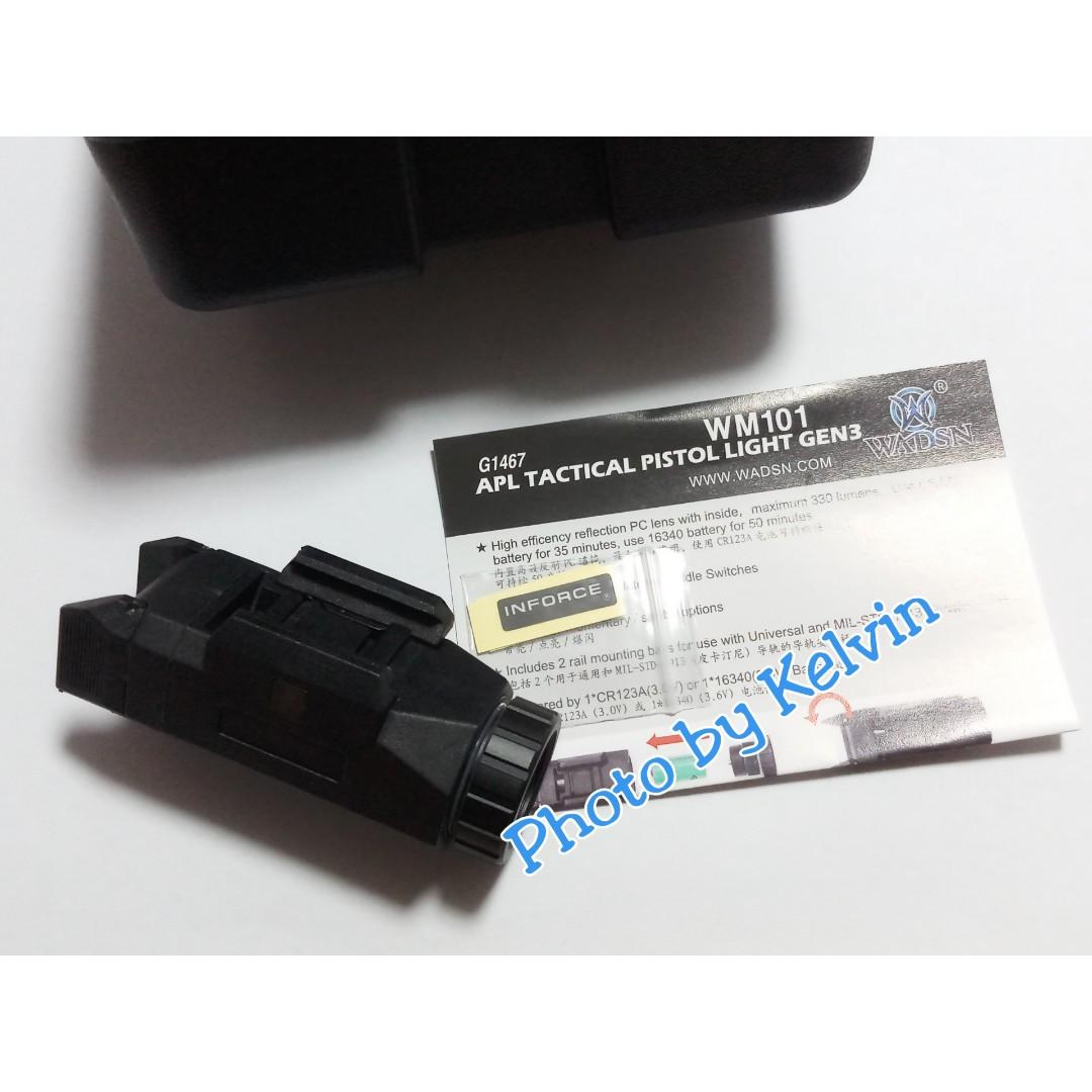 全新 Inforce APL Gen 3 燈 / 電筒（Replica）, 興趣及遊戲, 旅行, 旅遊 - 旅行必需品及用品 - Carousell