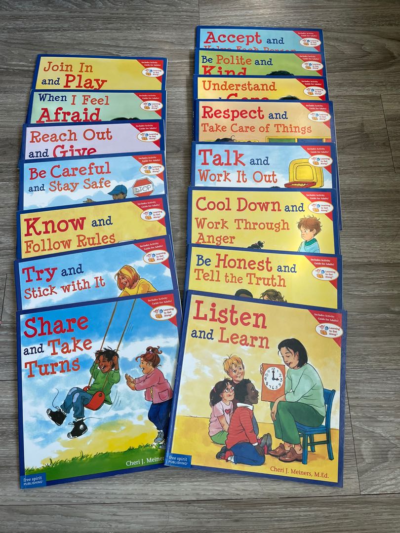 親子共讀必備書單 Learning to get along series, 興趣及遊戲, 書本 & 文具, 小朋友書 - Carousell