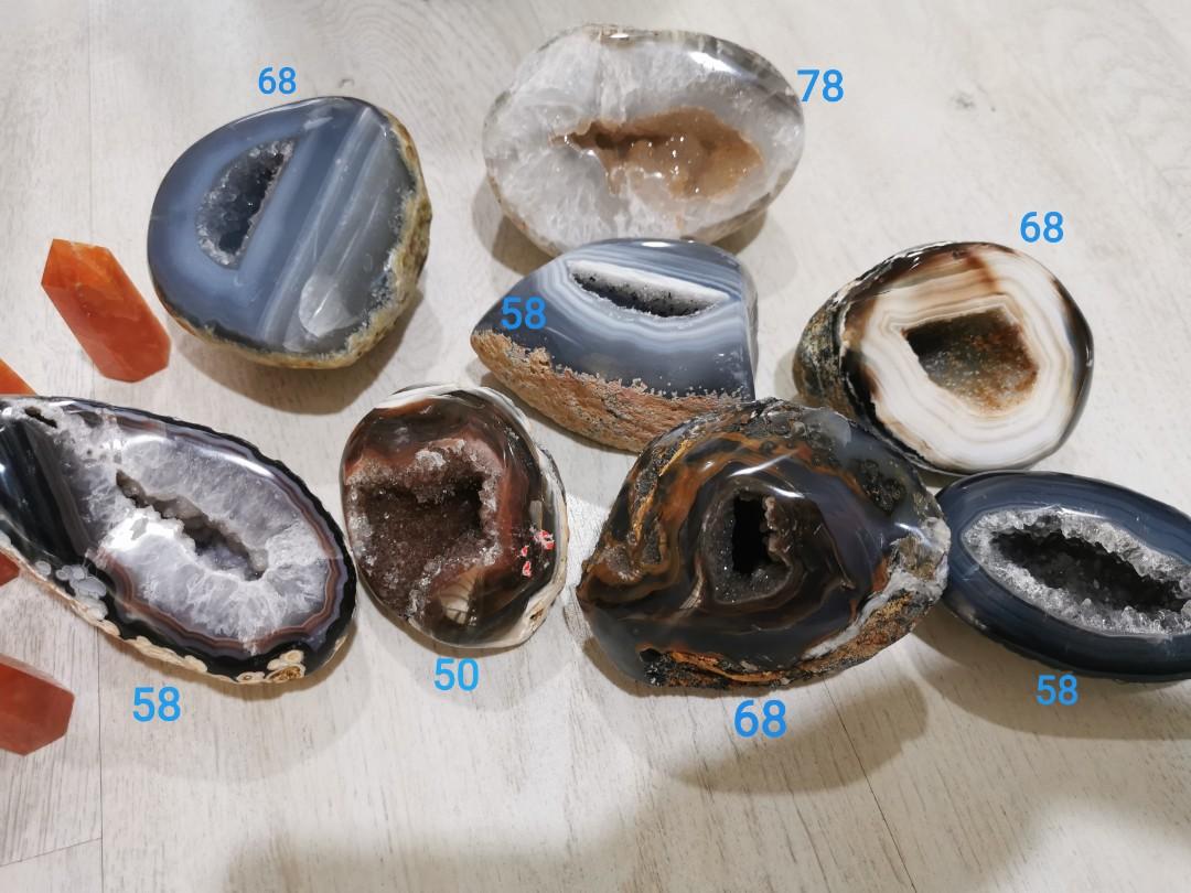 玛瑙小晶洞 Mini Agate Geode - special colours! Prices from $50, Hobbies ...