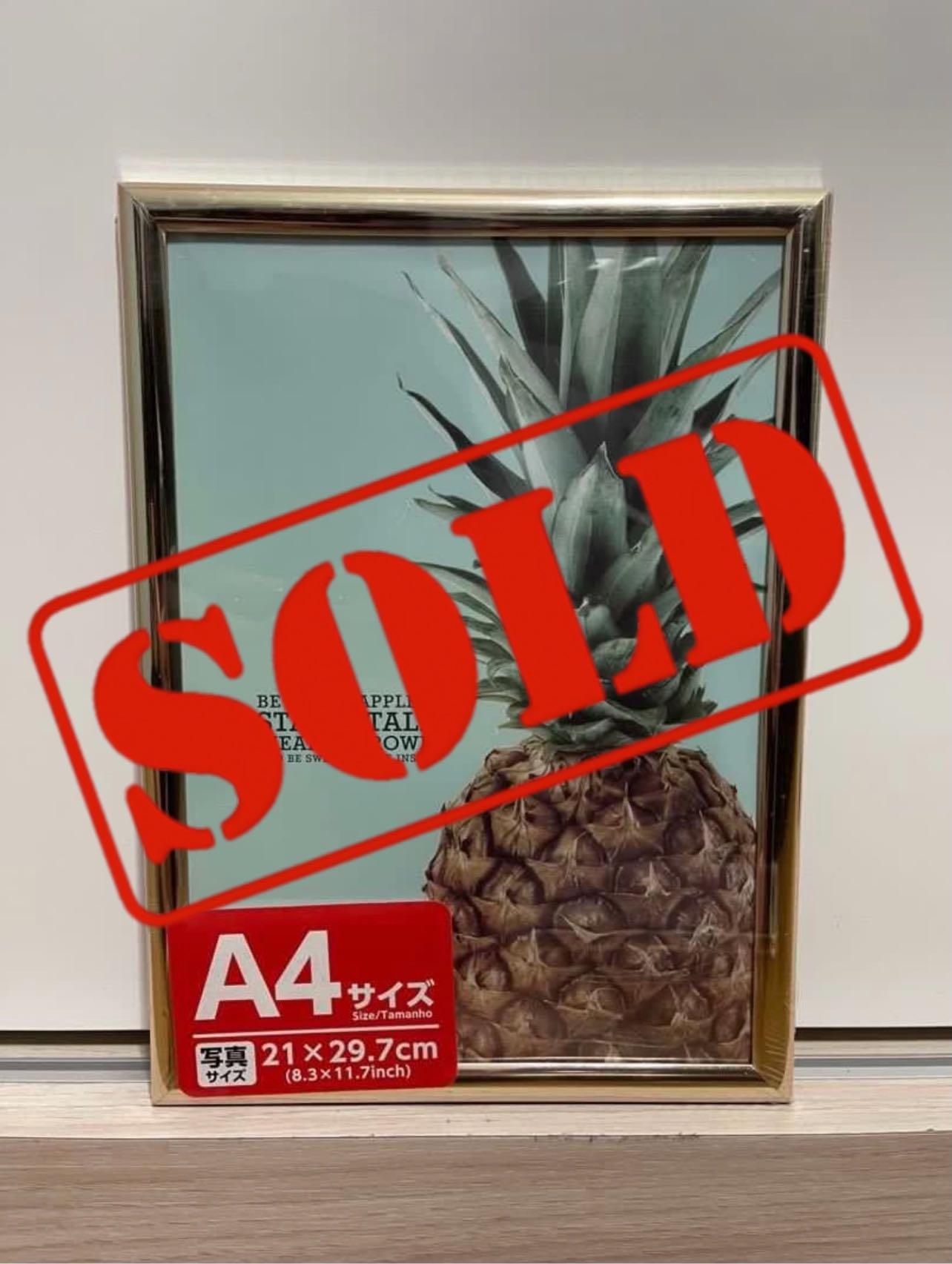 [Daiso] A4 Frames, Furniture & Home Living, Home Decor, Frames ...