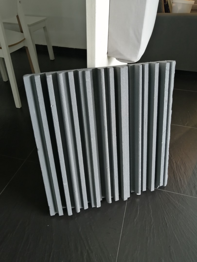 Acoustic diffuser hard foams (stripped), Hobbies & Toys, Music & Media ...