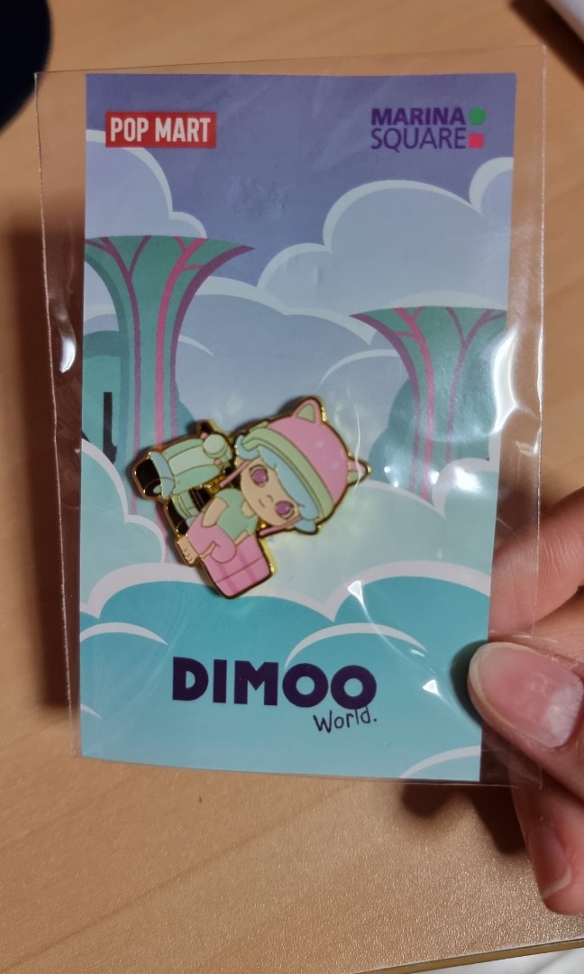[BRAND NEW] POP MART - DIMOO Life University pin badge, Hobbies & Toys ...