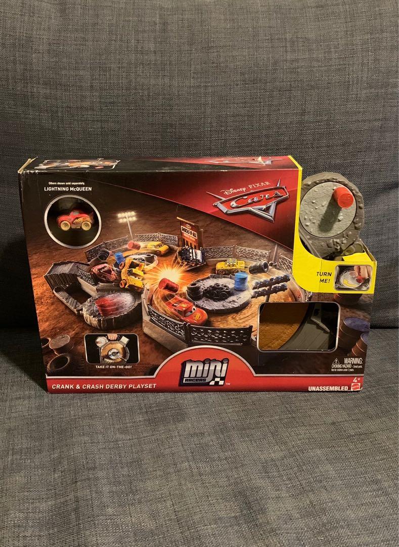 Disney Pixar Cars mini racers Crank & Crash Derby Playset, Hobbies ...