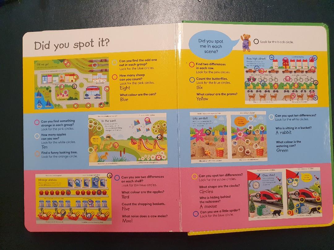 DK Spot the difference, Hobbies & Toys, Books & Magazines, Children's ...