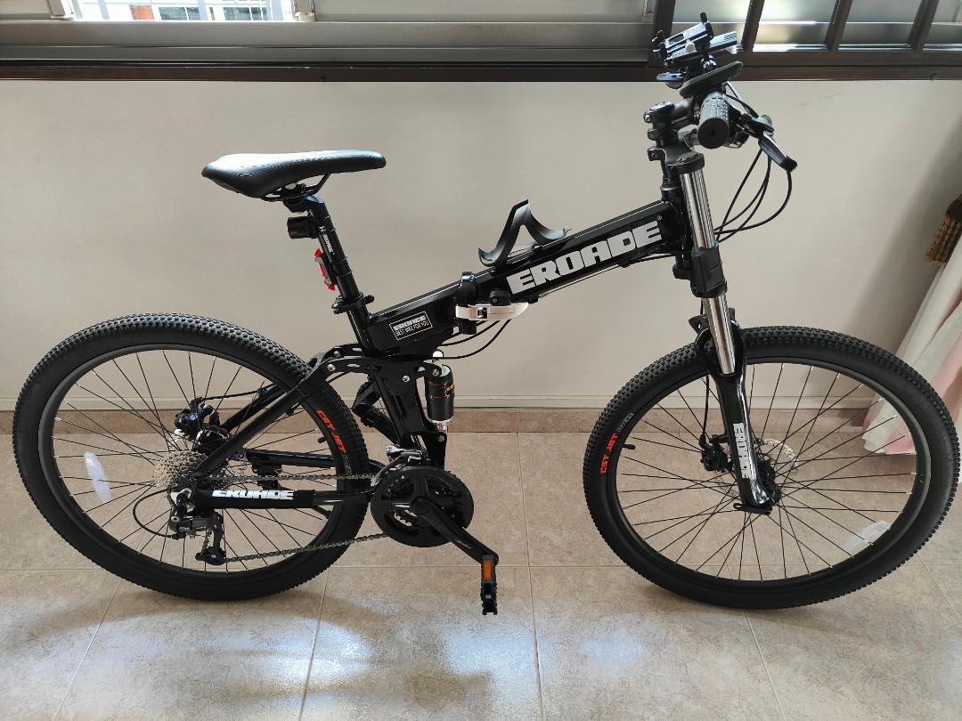 EROADE Foldable Mountain Bike 26 inch 27 speed, Sports Equipment ...