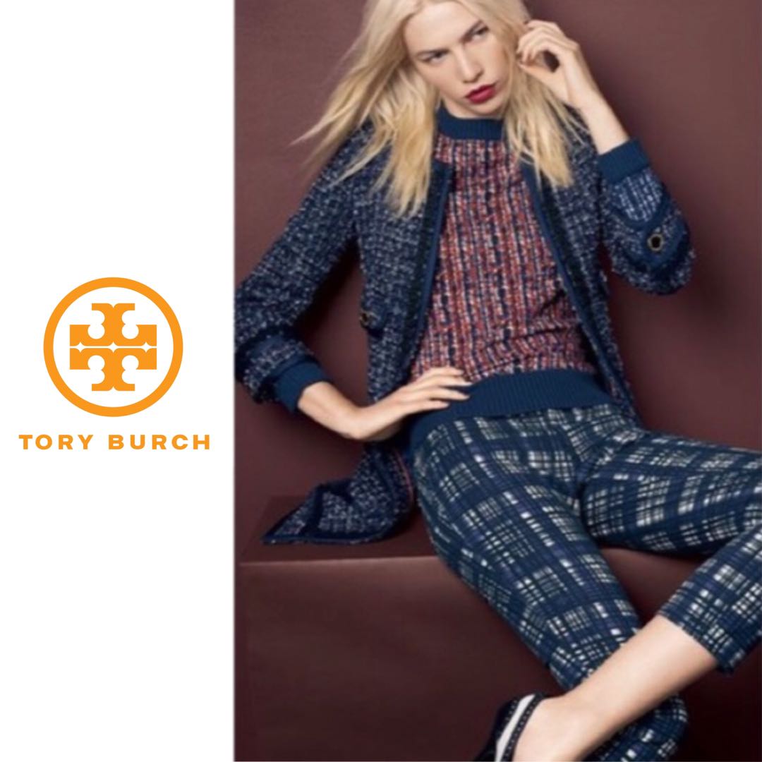 Flattering Tory Burch Connor Tab Front Skinny Pants, Women's Fashion ...