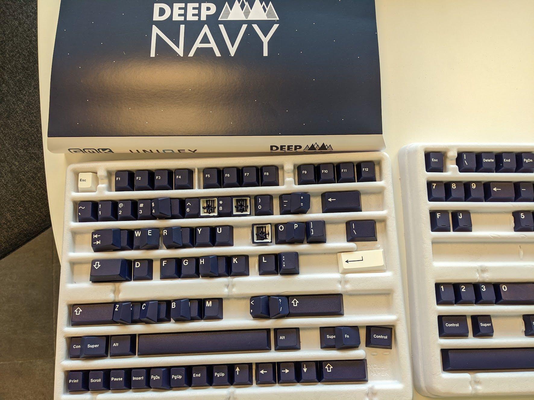GMK Deep Navy (BNIB Sealed), Computers & Tech, Parts & Accessories ...