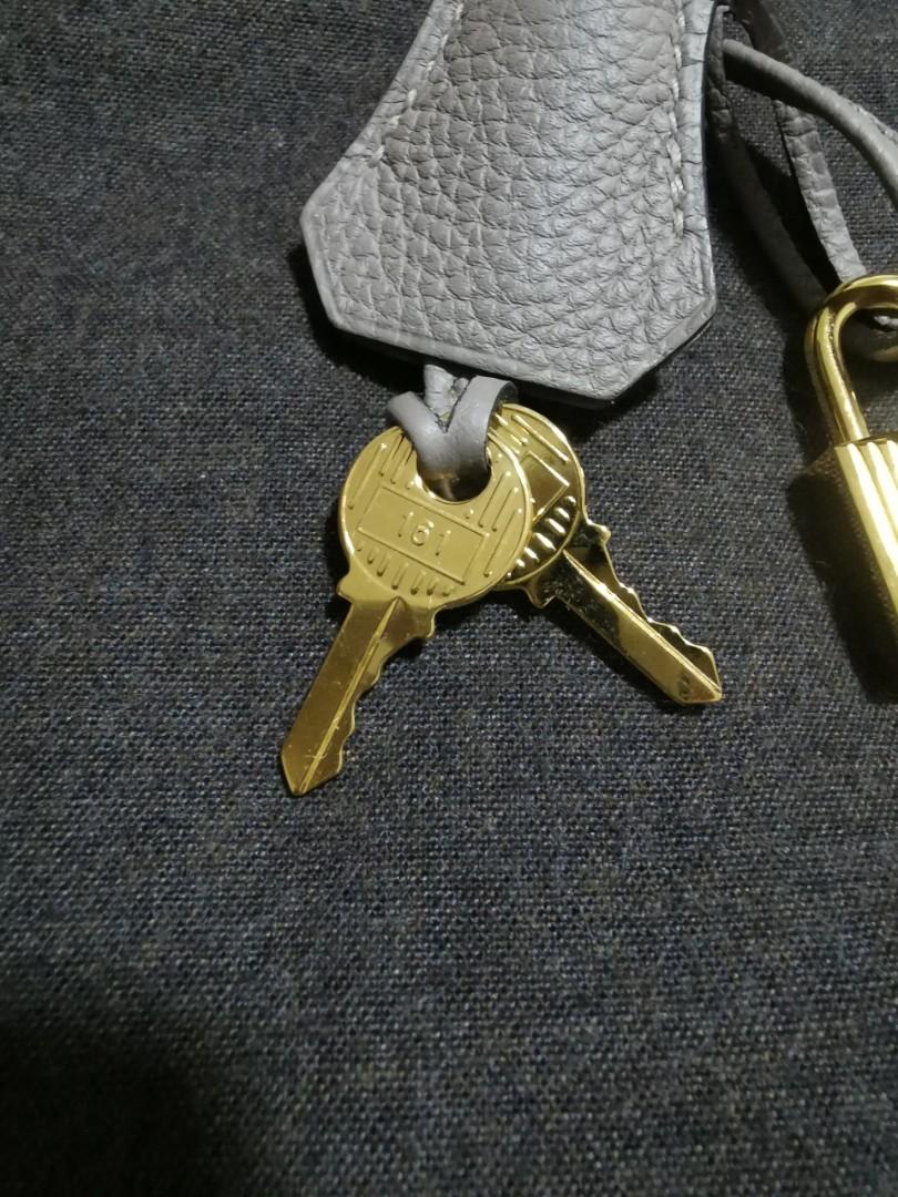 Hermes padlock and key bell, Luxury, Accessories on Carousell