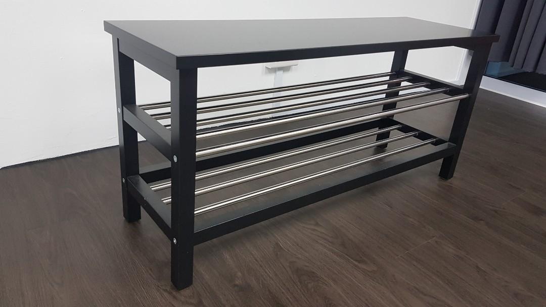 IKEA TJUSIG SHOE RACK, Furniture & Home Living, Furniture, Shelves ...