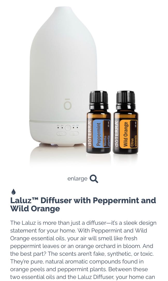 Laluz Diffuser, Furniture & Home Living, Home Fragrance on Carousell