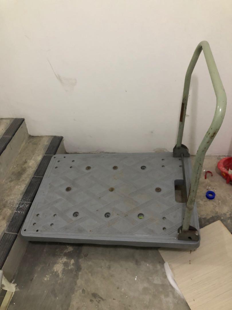 L-shaped platform foldable trolley, Furniture & Home Living, Furniture ...