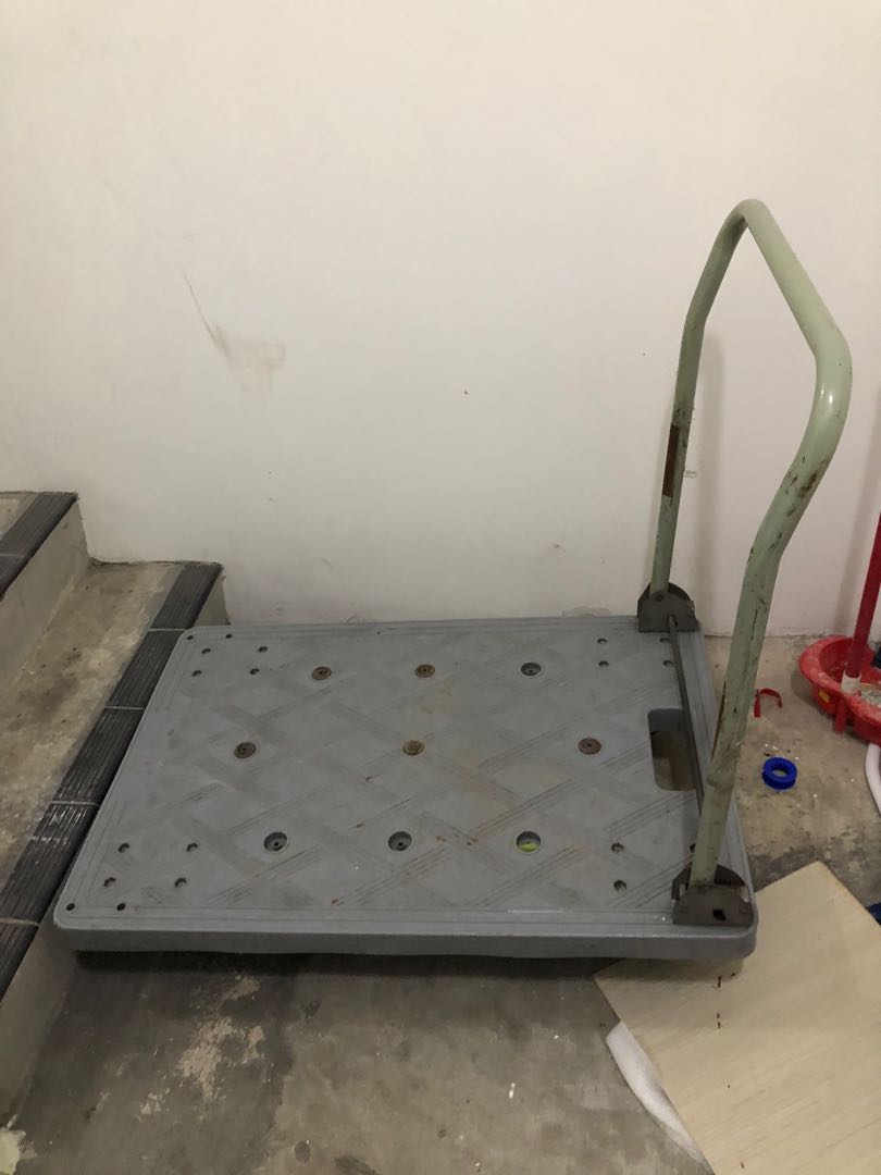 L-shaped platform foldable trolley, Furniture & Home Living, Furniture ...