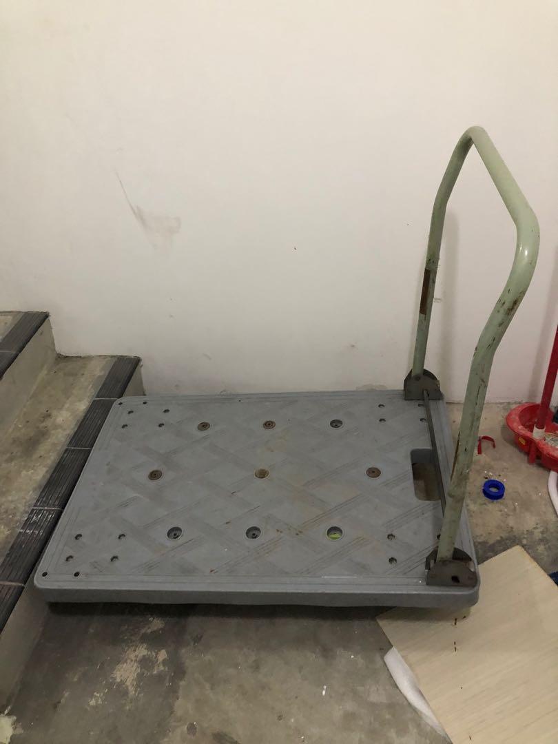 L-shaped platform foldable trolley, Furniture & Home Living, Furniture ...