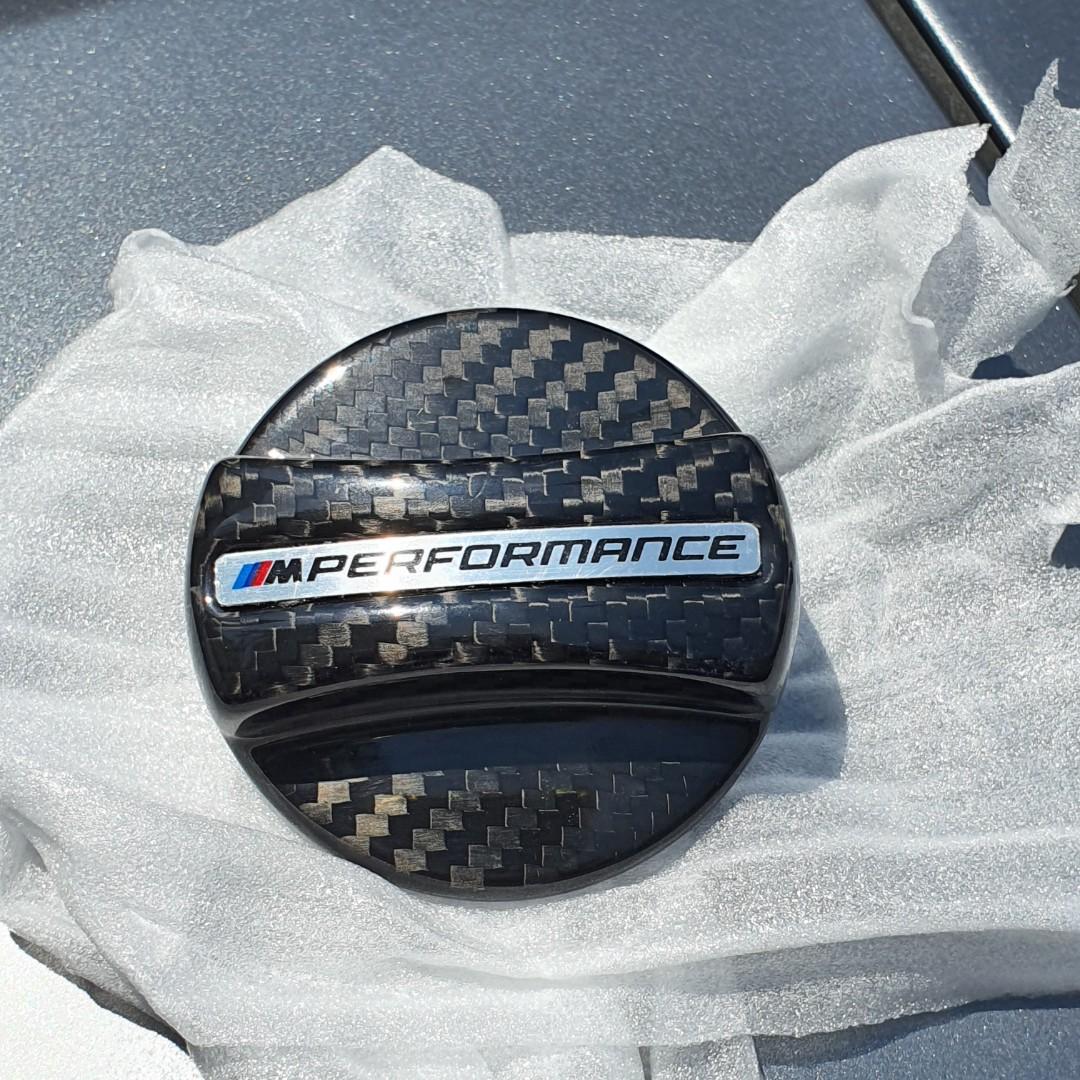 M Performance carbon fiber fuel cap filler, Car Accessories ...