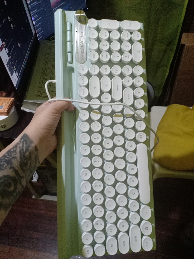 Mechanic Keyboard (green), Computers & Tech, Parts & Accessories ...