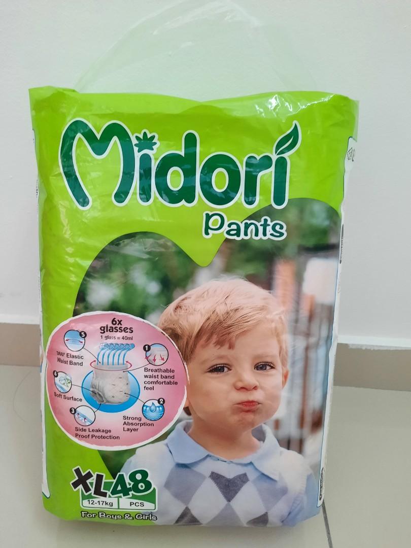Midori Diaper Pants XL Size 48 Pieces (12kg - 17kg), Babies & Kids ...