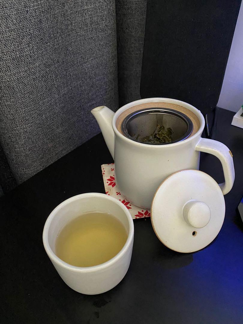 Muji ceramic teapot and cups, Furniture & Home Living, Kitchenware ...