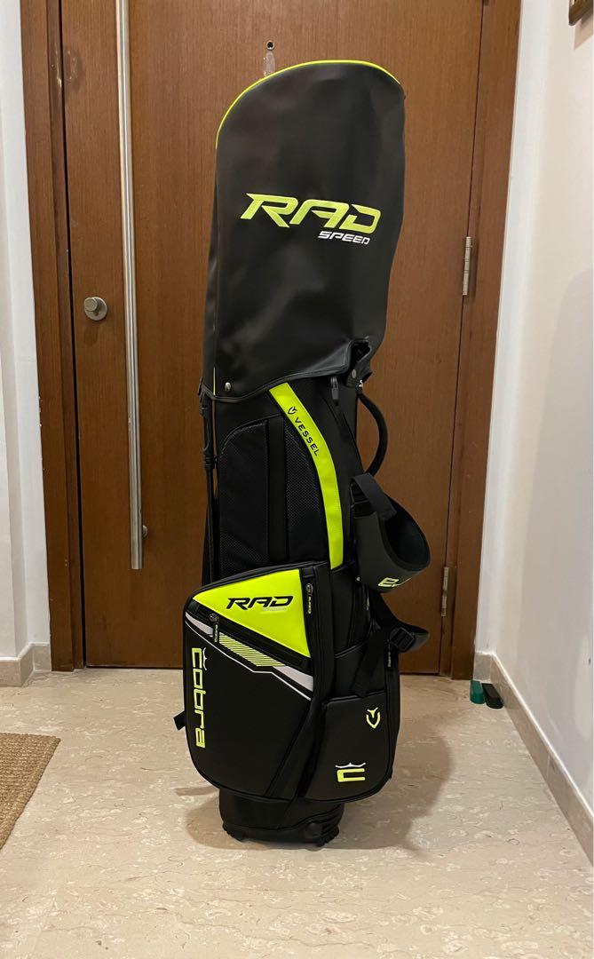 New Golf Bag Tour Stand Bag Vessel x Cobra RAD Speed, Sports Equipment ...