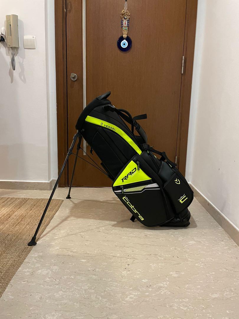 New Golf Bag Tour Stand Bag Vessel x Cobra RAD Speed, Sports Equipment ...