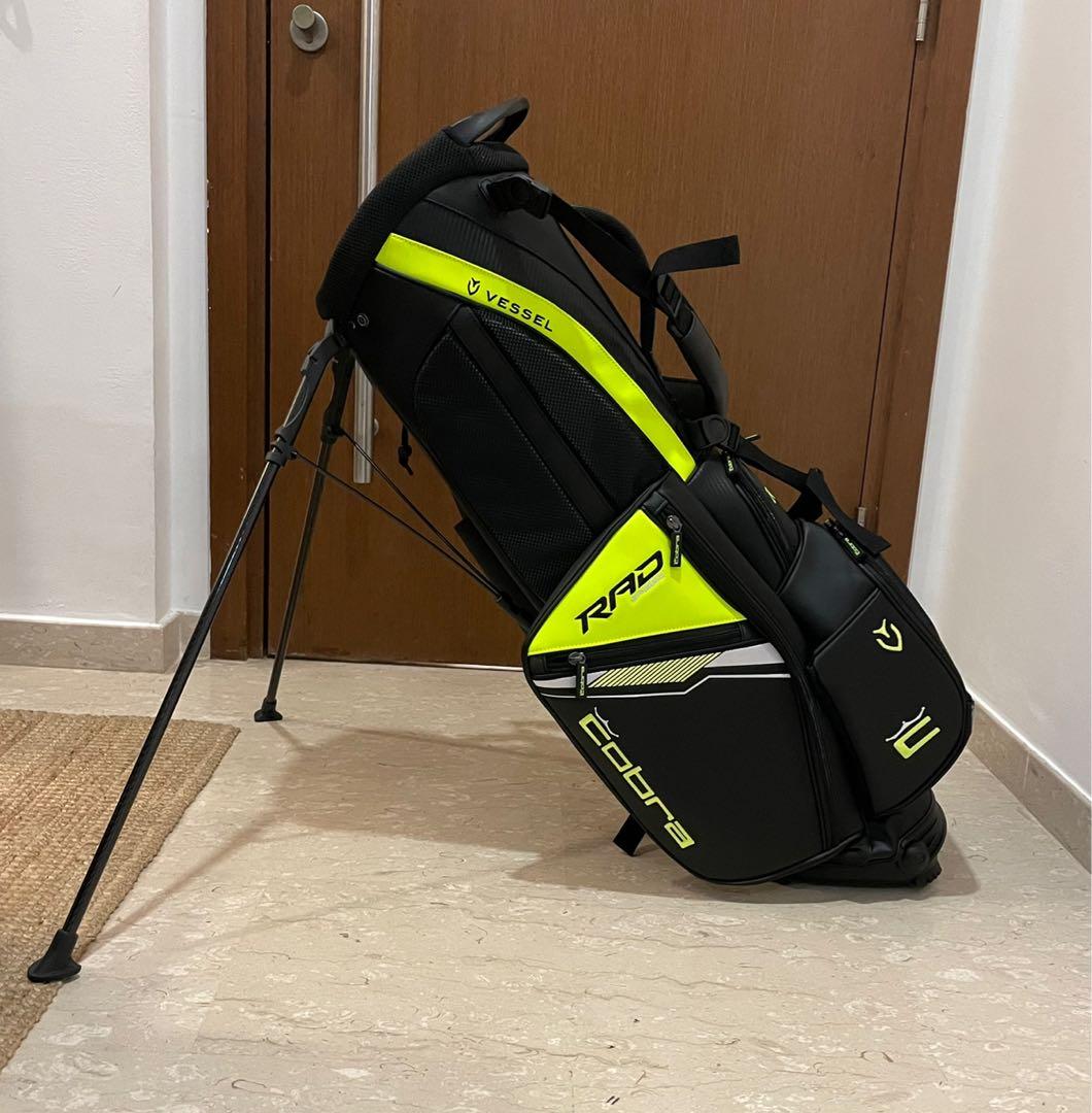 New Golf Bag Tour Stand Bag Vessel x Cobra RAD Speed, Sports Equipment ...