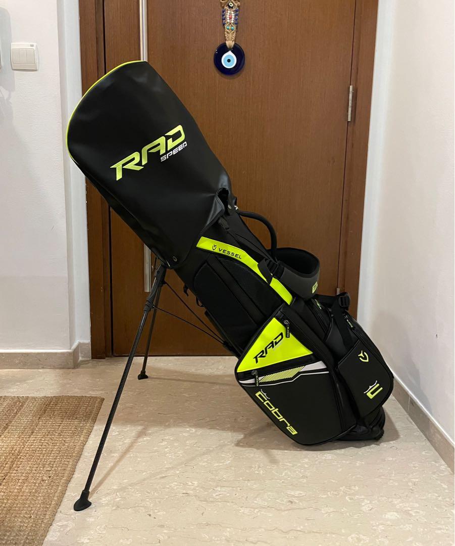 New Golf Bag Tour Stand Bag Vessel x Cobra RAD Speed, Sports Equipment ...